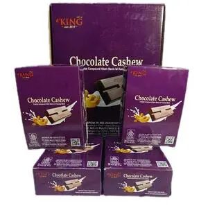 Dking Cokelat Compound Hitam Manis Isi Kacang Mede - Cekhalal.id