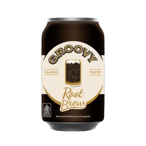 Groovy Minuman Berkarbonasi Rasa Root Beer - Cekhalal.id