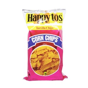 Happytos Makanan Ringan Jagung Rasa Original (Tortilla Chips) - Cekhalal.id