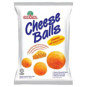 Oriental Makanan Ringan Ekstrudat Rasa Keju Bentuk Bola (Cheese Balls ...