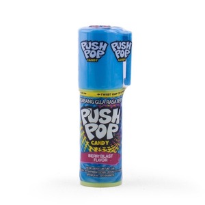 Push Pop Kembang Gula Rasa Raspberry Blue Raspberry Flavor - Cekhalal.id