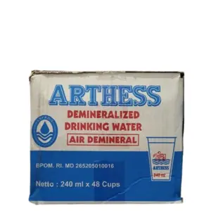 Arthess Air Minum Dalam Kemasan (Air Demineral) - Cekhalal.id