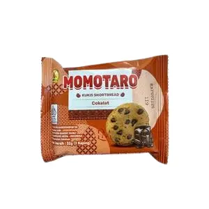 Momotaro Kukis Shortbread Rasa Cokelat - Cekhalal.id