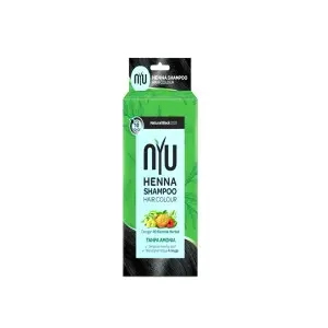 Nyu Henna Shampoo Hair Colour, Natural Black - Cekhalal.id