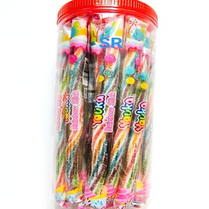 Ranjani Kembang Gula Lunak Rasa Stroberi - Rainbow Stick - Cekhalal.id