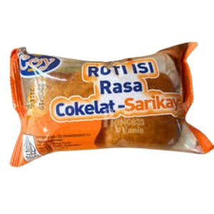 Coy Roti Isi Rasa Cokelat dan Sarikaya - Cekhalal.id