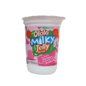 Olala Minuman Jeli Rasa Susu Stroberi - Cekhalal.id