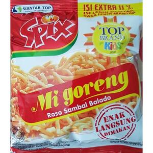 Spix (Shor) Makanan Ringan Mi Rasa Sambal Balado - Cekhalal.id