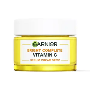 Garnier Bright Complete Vitamin C Serum Cream Spf30 Pa+++ - Cekhalal.id