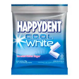 Happydent Cool White Permen Karet Rasa Mint - Cekhalal.id