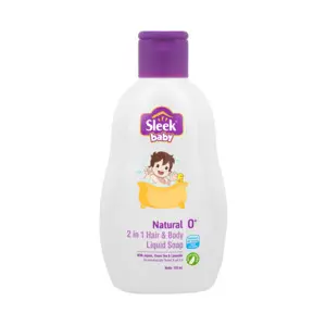Sleek Baby Natural Antibacterial 2 In 1 Hair & Body Liquid Soap ...