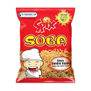 Spix Soba Makanan Ringan Mi Rasa Sambal Balado - Cekhalal.id